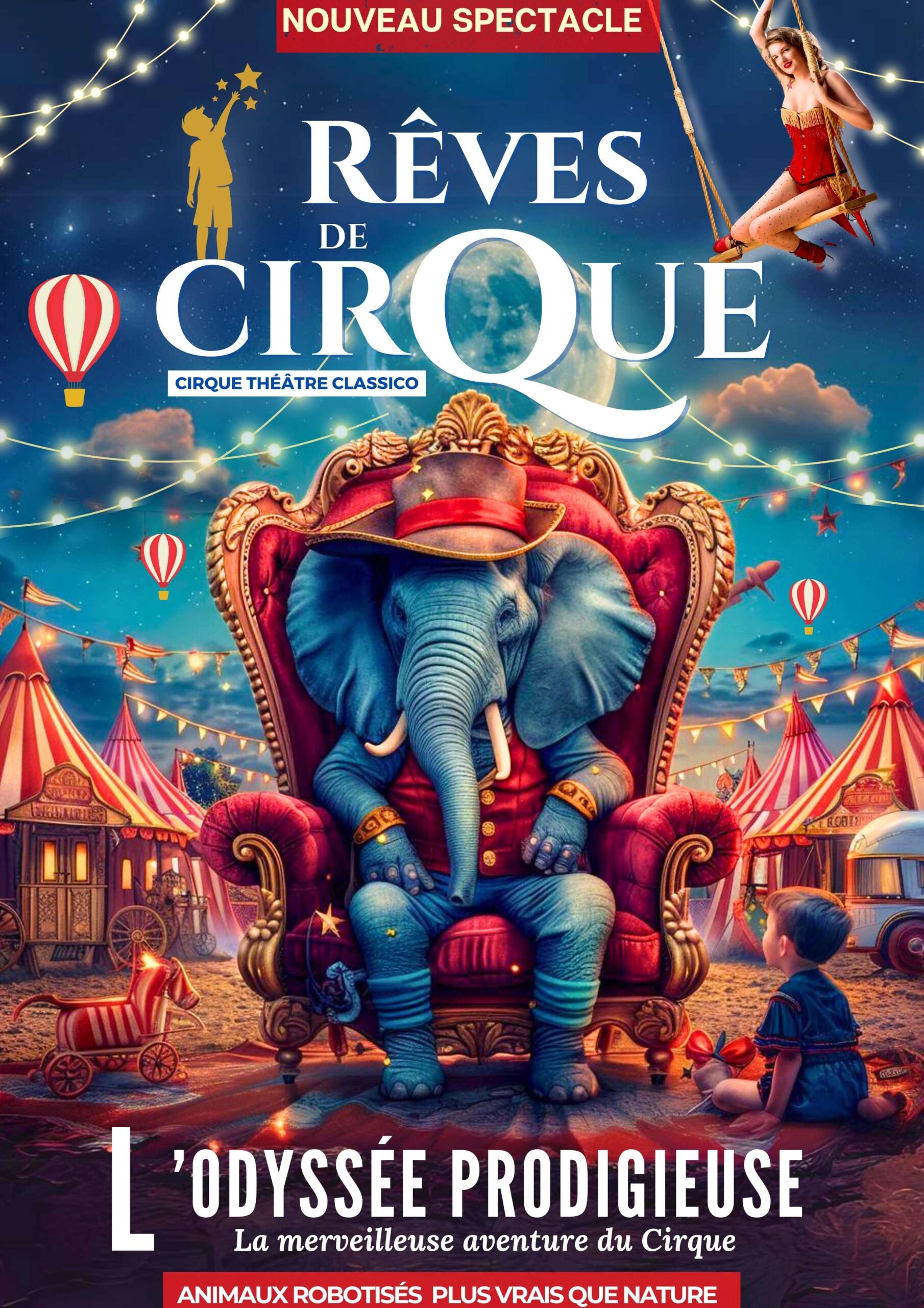 Des invitations gratuites disponibles en Mairie pour Rêves de Cirque ...